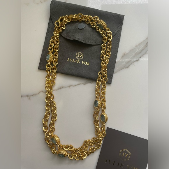 Julie Vos | Jewelry | Julie Vos Gold Necklace | Poshmark